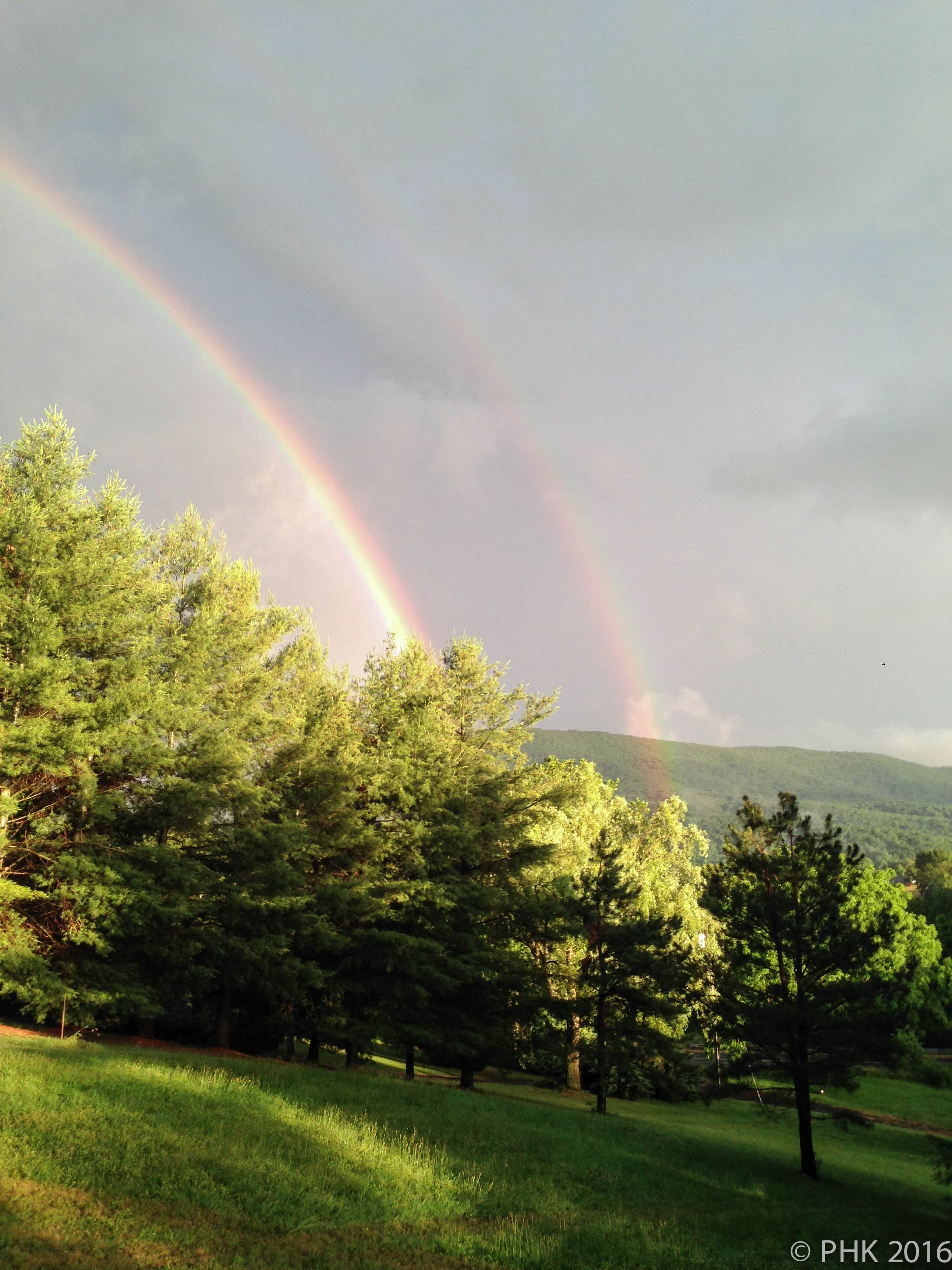 Double rainbow arc – shenandoah times